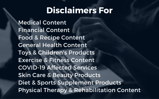 Disclaimer Templates | Legal123.com.au